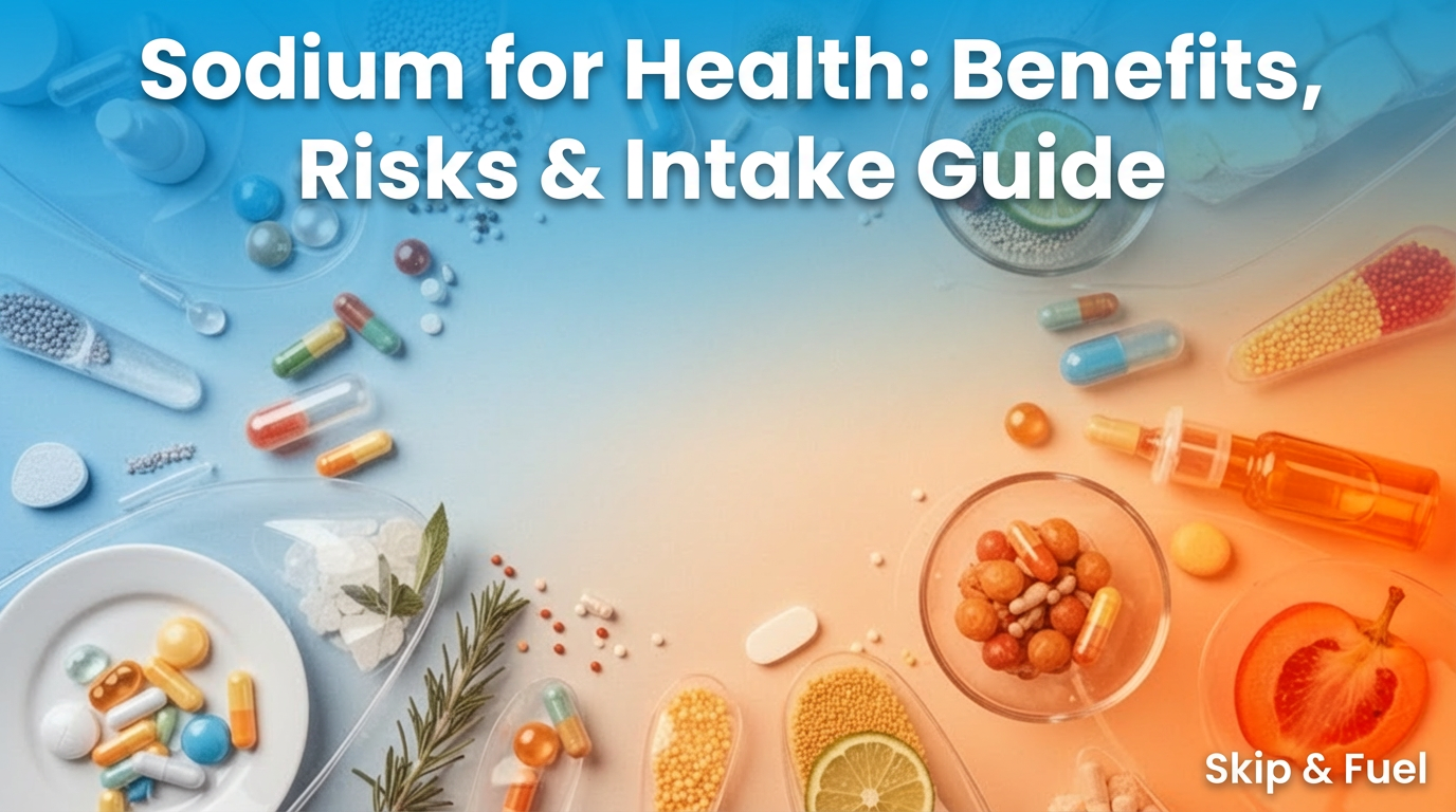 Sodium for Health: Benefits, Risks & Intake Guide | Skip & Fuel